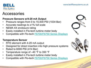 Hydraulic Turbine Flow Meters (flo-tech) | PPTX