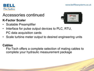 Hydraulic Turbine Flow Meters (flo-tech) | PPTX