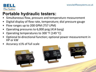 Hydraulic Turbine Flow Meters (flo-tech) | PPTX