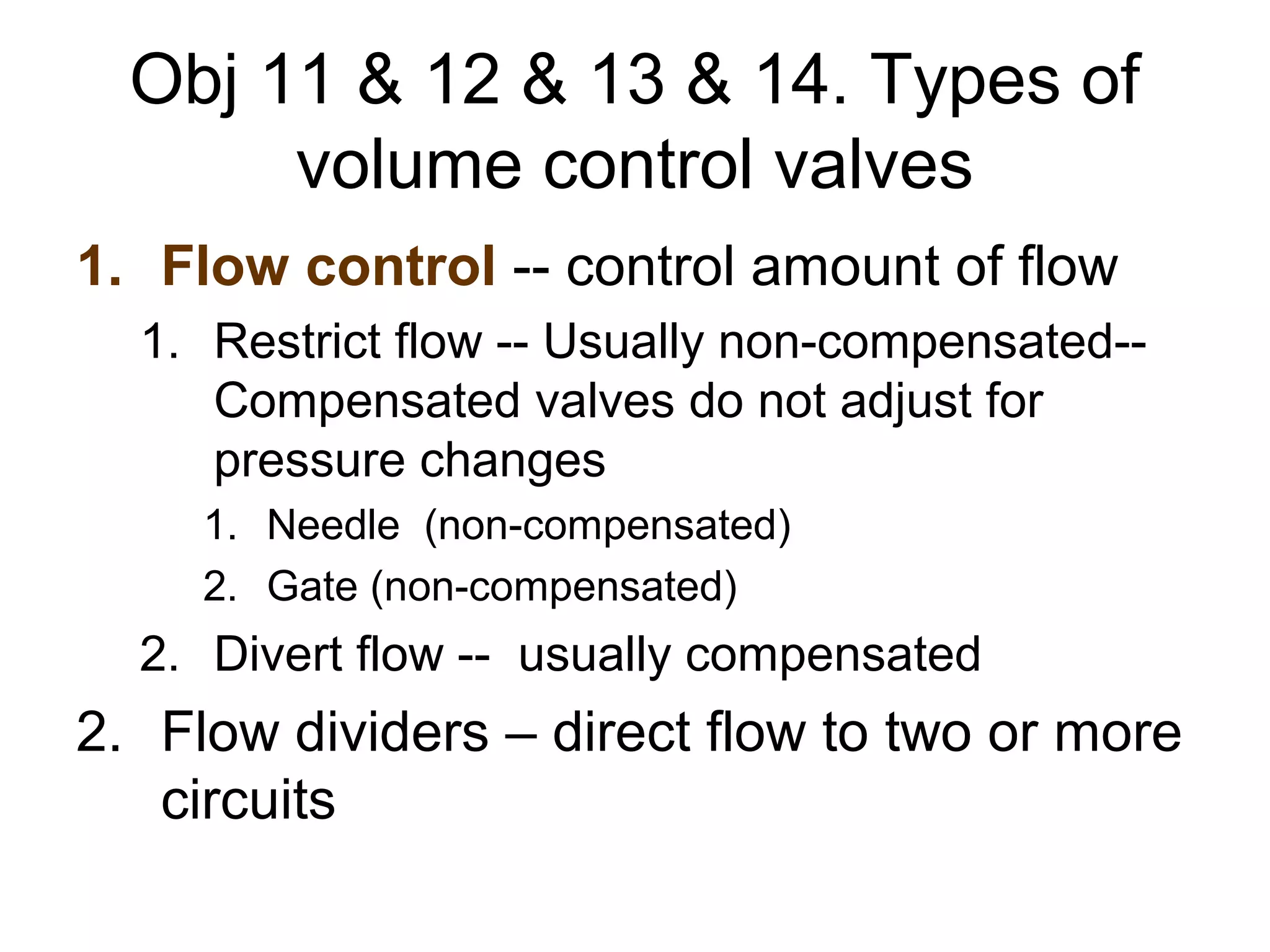 Hydraulic valves | PPT