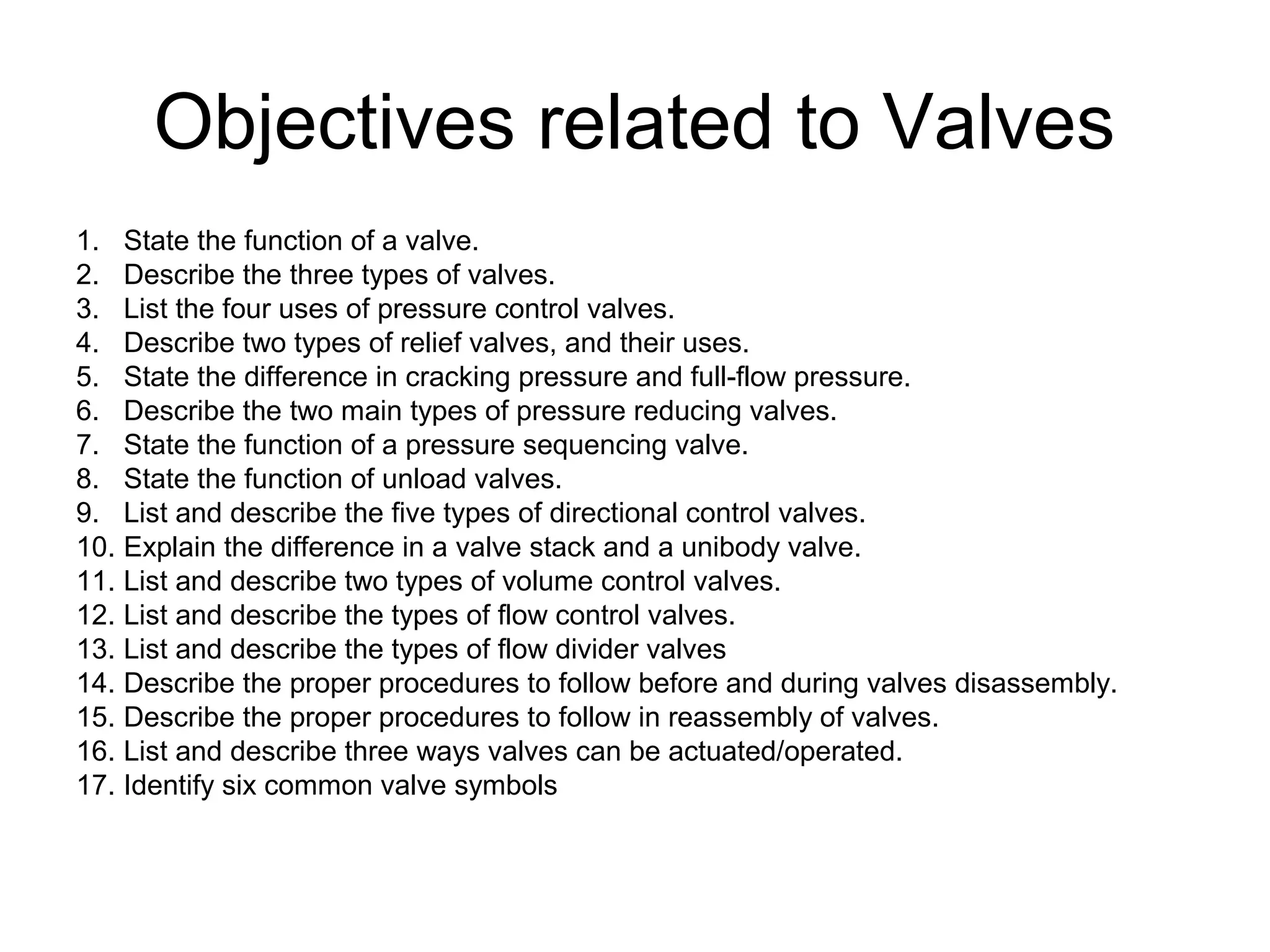 Hydraulic valves | PPT