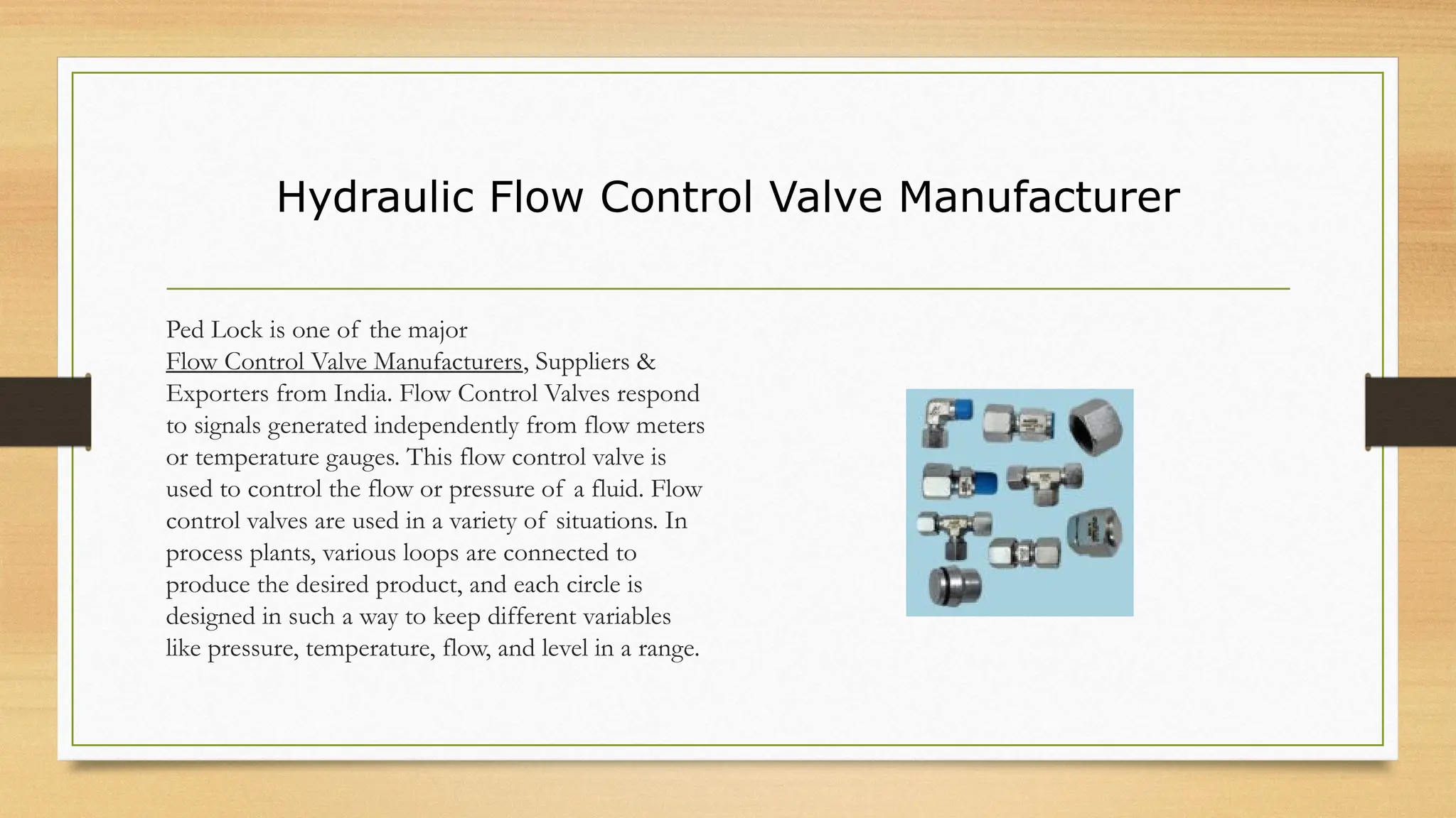 Hydraulic Weld Fittings Manufacturer.pptx