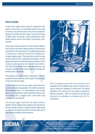 Hydraullically assisted pressure relief valve service sheet | PDF