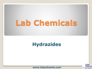 Hydrazides | PPTX | Chemistry | Science