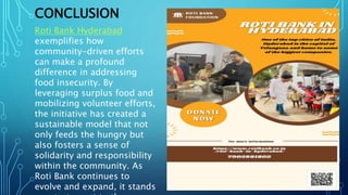Roti Bank Hyderabad: A Beacon of Hope and Nourishment | PPTX