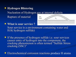 Hydrogen Induced Cracking | PPT