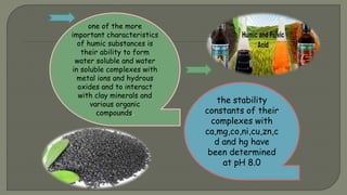 Humic Substances in water | PPTX