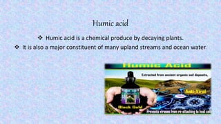 Humic Substances in water | PPTX