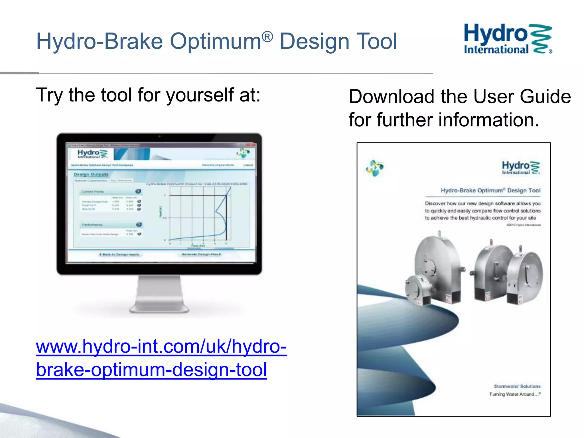 Hydro Brake Optimum Design Tool - Step by Step Guide | PPTX