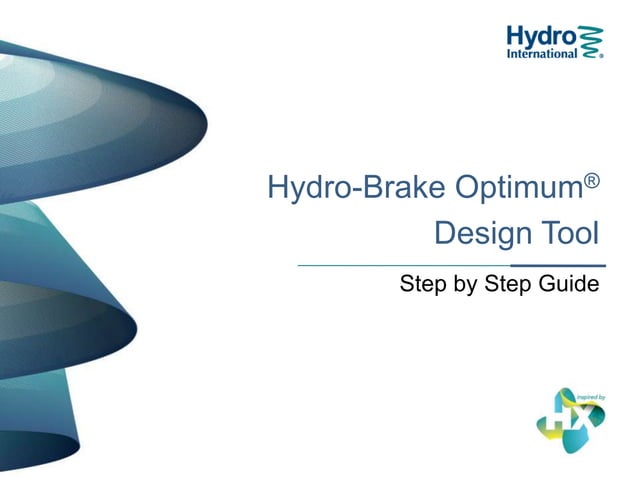 Hydro Brake Optimum Design Tool - Step by Step Guide | PPTX ...