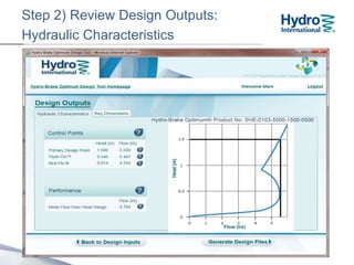Hydro Brake Optimum Design Tool - Step by Step Guide | PPTX
