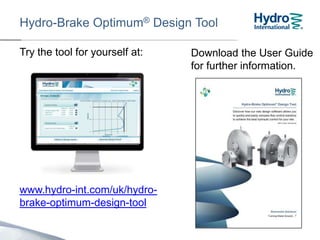 Hydro Brake Optimum Design Tool - Step by Step Guide | PPTX