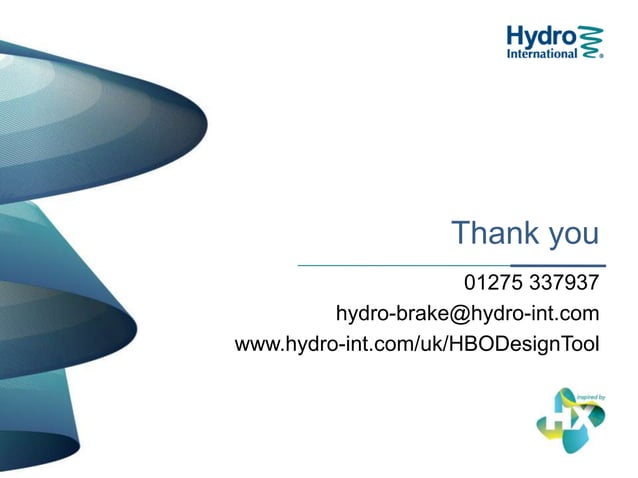 Hydro Brake Optimum Design Tool - Step by Step Guide | PPTX ...