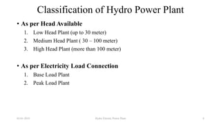 Hydro electric power plant | PPTX