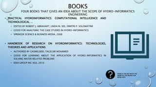 Introduction to Hydro informatics | PPTX