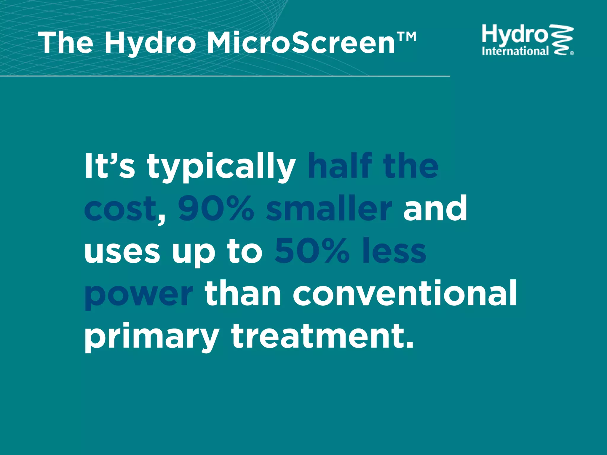 Hydro MicroScreen™ vs Primary Settling Tanks | PDF