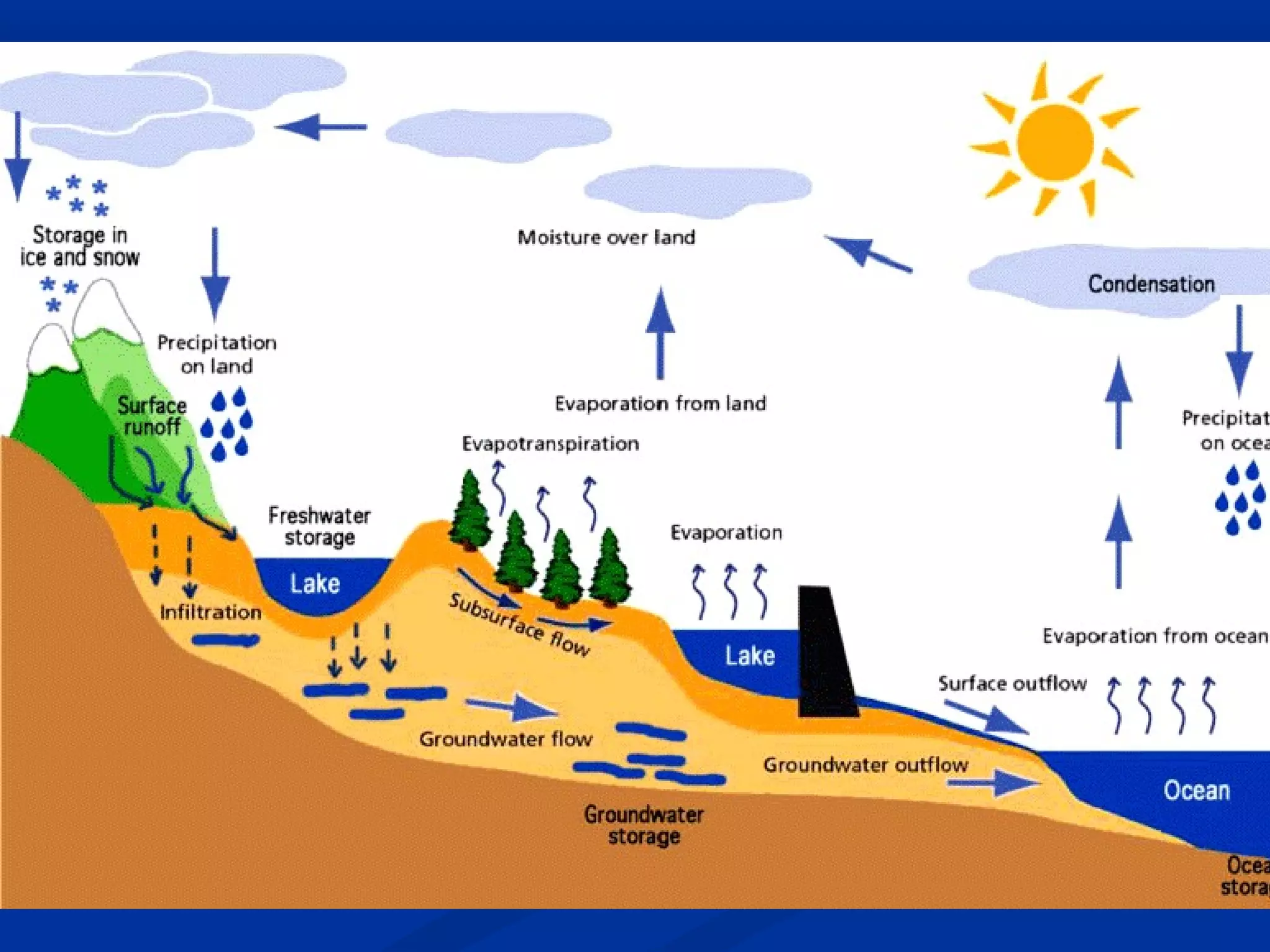 The hydrologic cycle and water resource of world | PPT