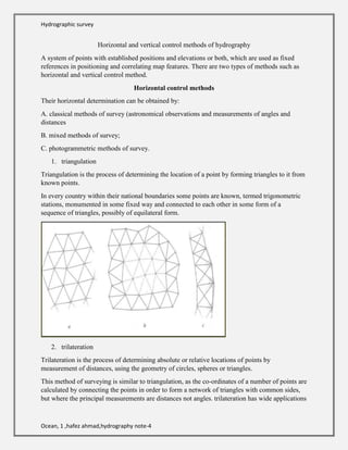 Hydrography documents | PDF