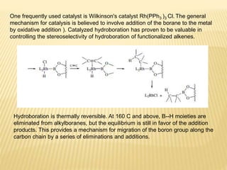 Hydroboration | PPTX