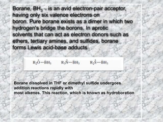 Hydroboration | PPTX