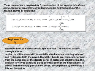 Hydroboration | PPTX
