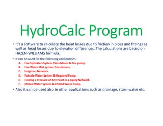 HydroCalc Manual.pdf | Technology & Computing