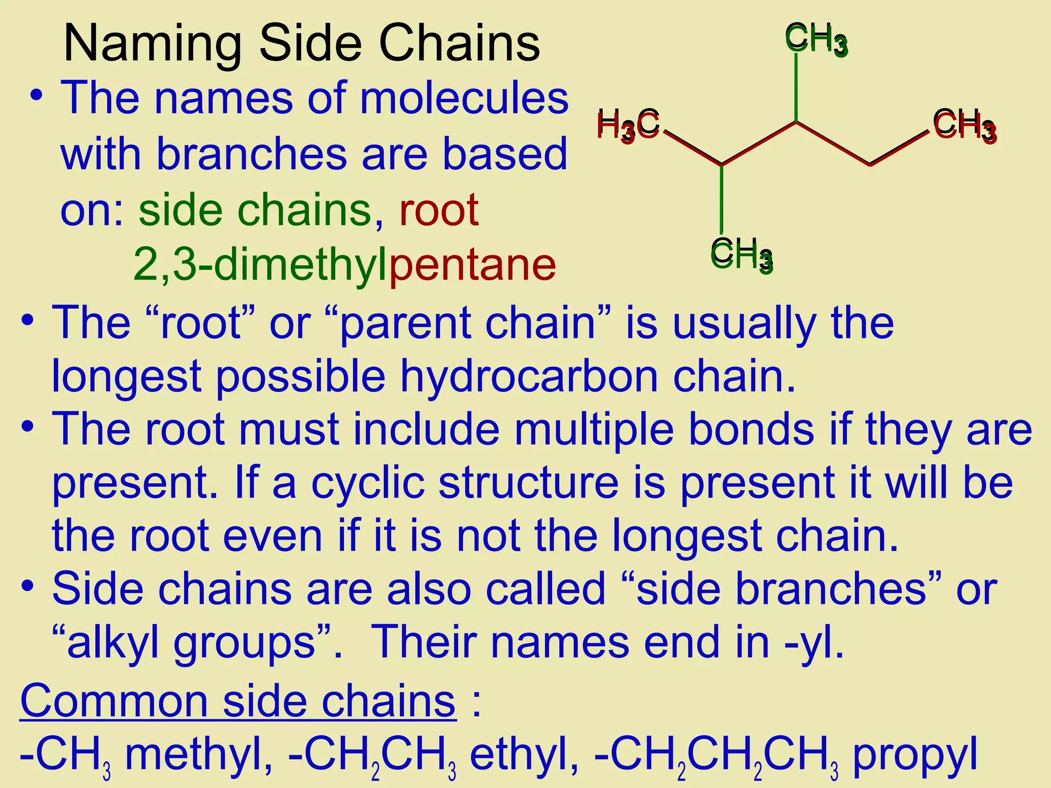 Hydrocarbon nomenclature | PPT