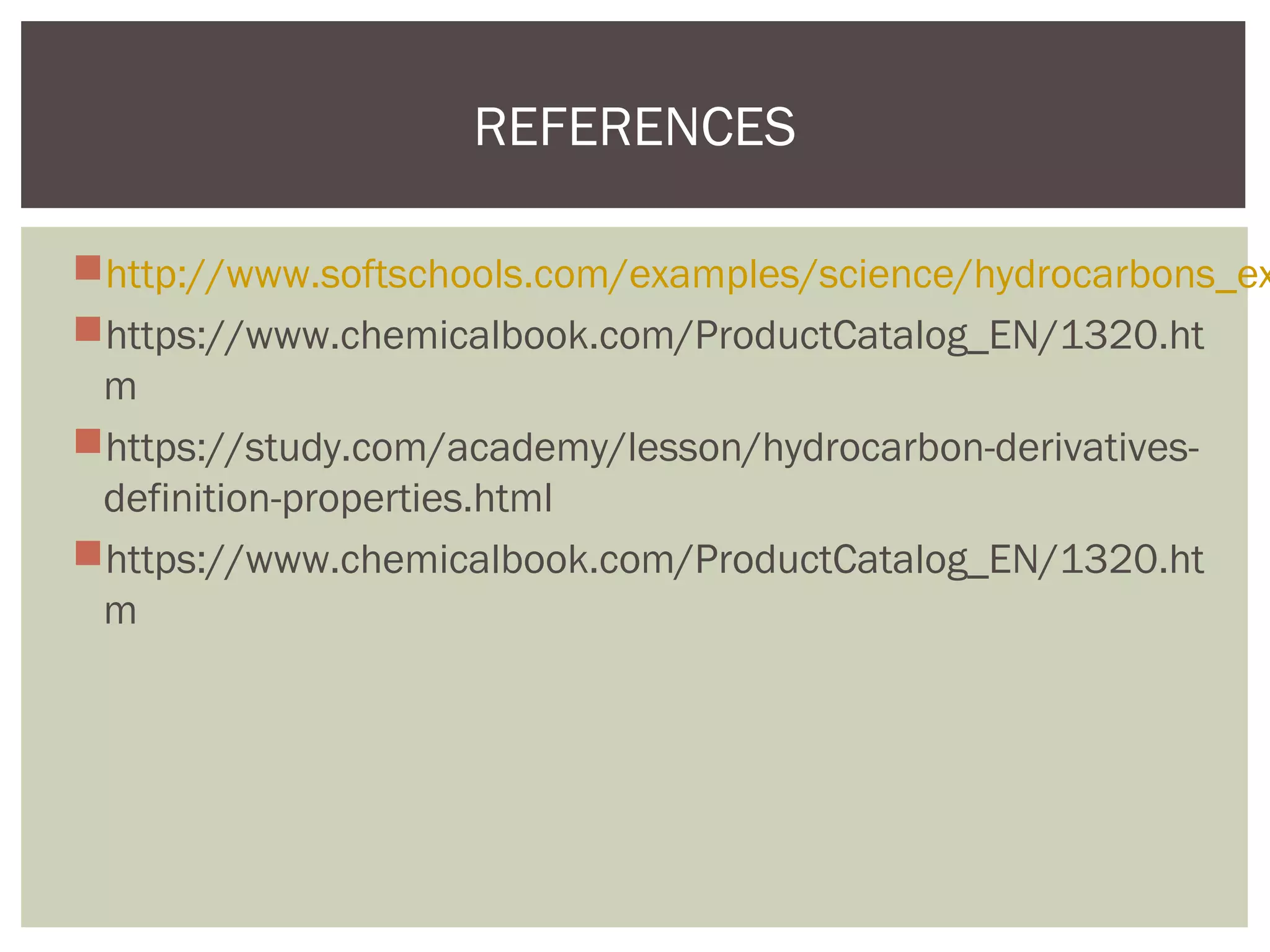 Hydrocarbon and its derivatives | PPT