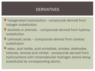 Hydrocarbon and its derivatives | PPT