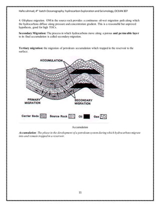Hydrocarbon and seismology 307 | DOCX | Geology | Science