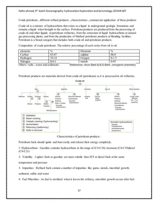 Hydrocarbon and seismology 307 | DOCX | Geology | Science