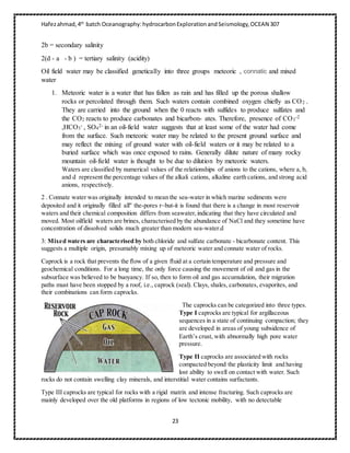 Hydrocarbon and seismology 307 | DOCX | Geology | Science