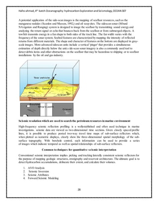 Hydrocarbon and seismology 307 | DOCX | Geology | Science