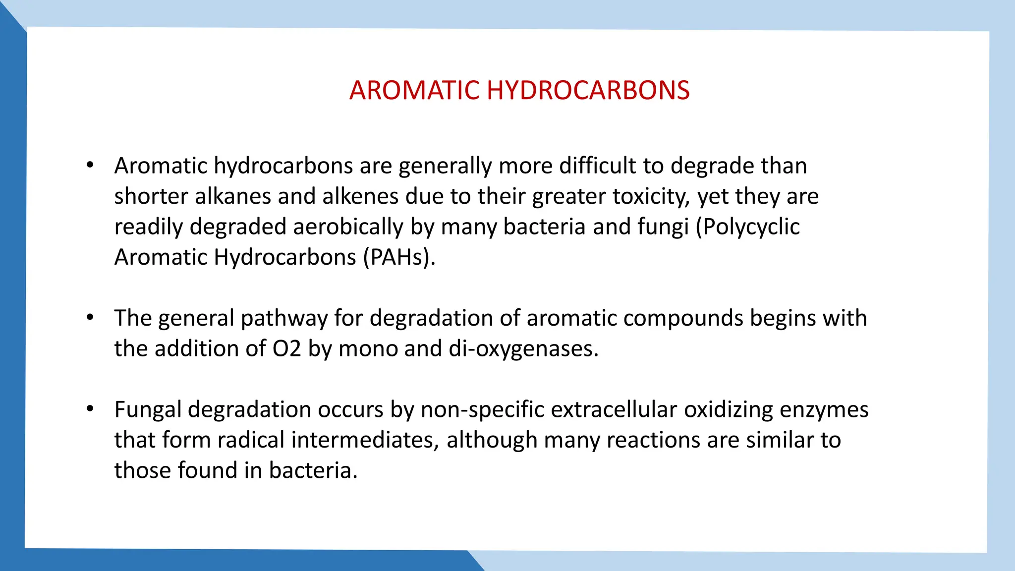 Hydrocarbon Degradation- type of hydrocarbon Degradation | PDF