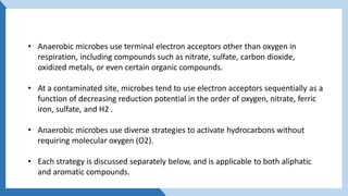 Hydrocarbon Degradation- type of hydrocarbon Degradation | PDF ...
