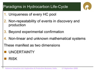 Hydrocarbon E&P processes applications and computer uses | PDF