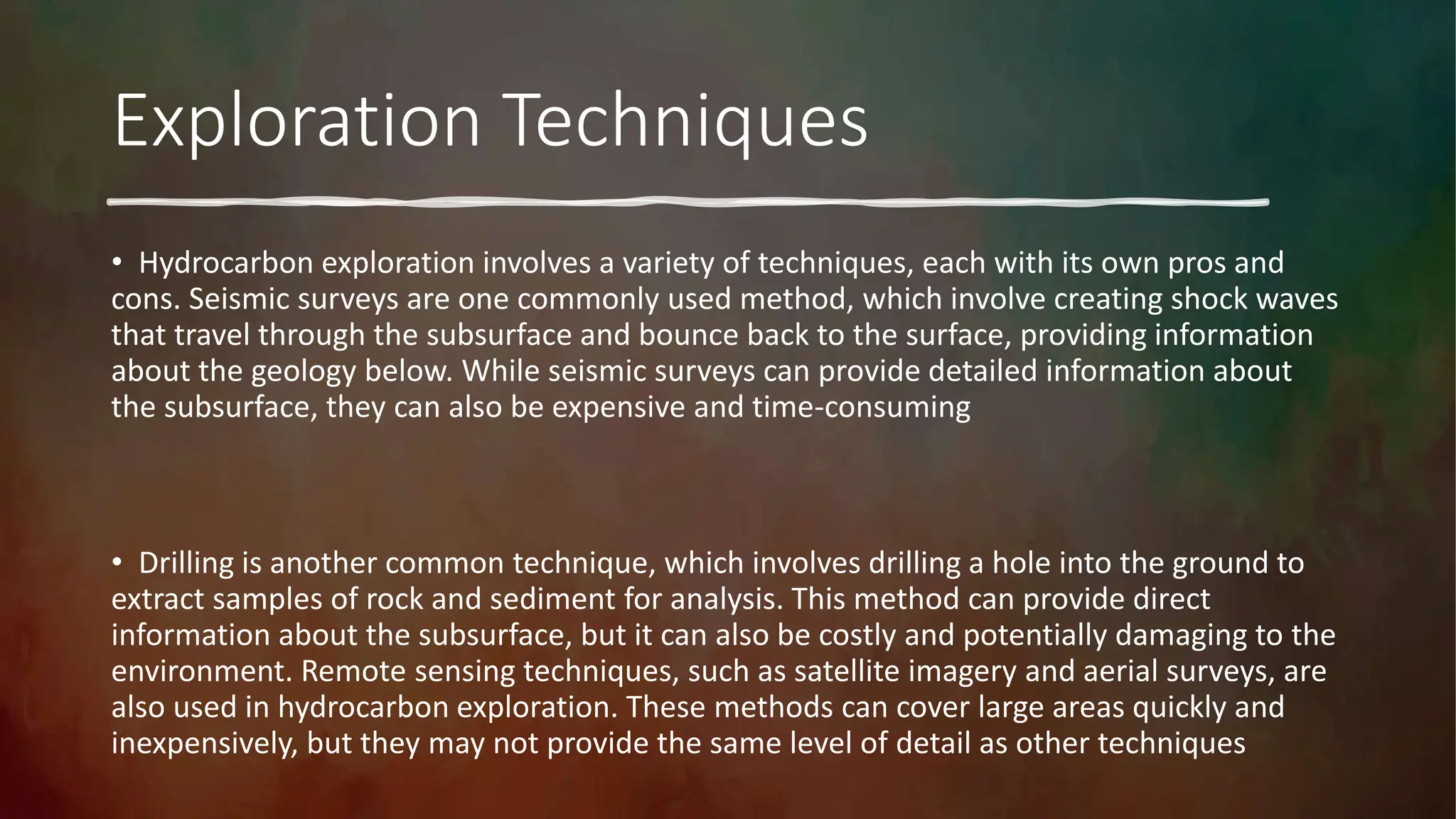 Hydrocarbon Exploration. pptx | PPTX