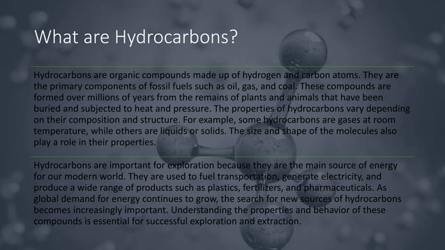 Hydrocarbon Exploration. pptx | PPTX | Chemistry | Science