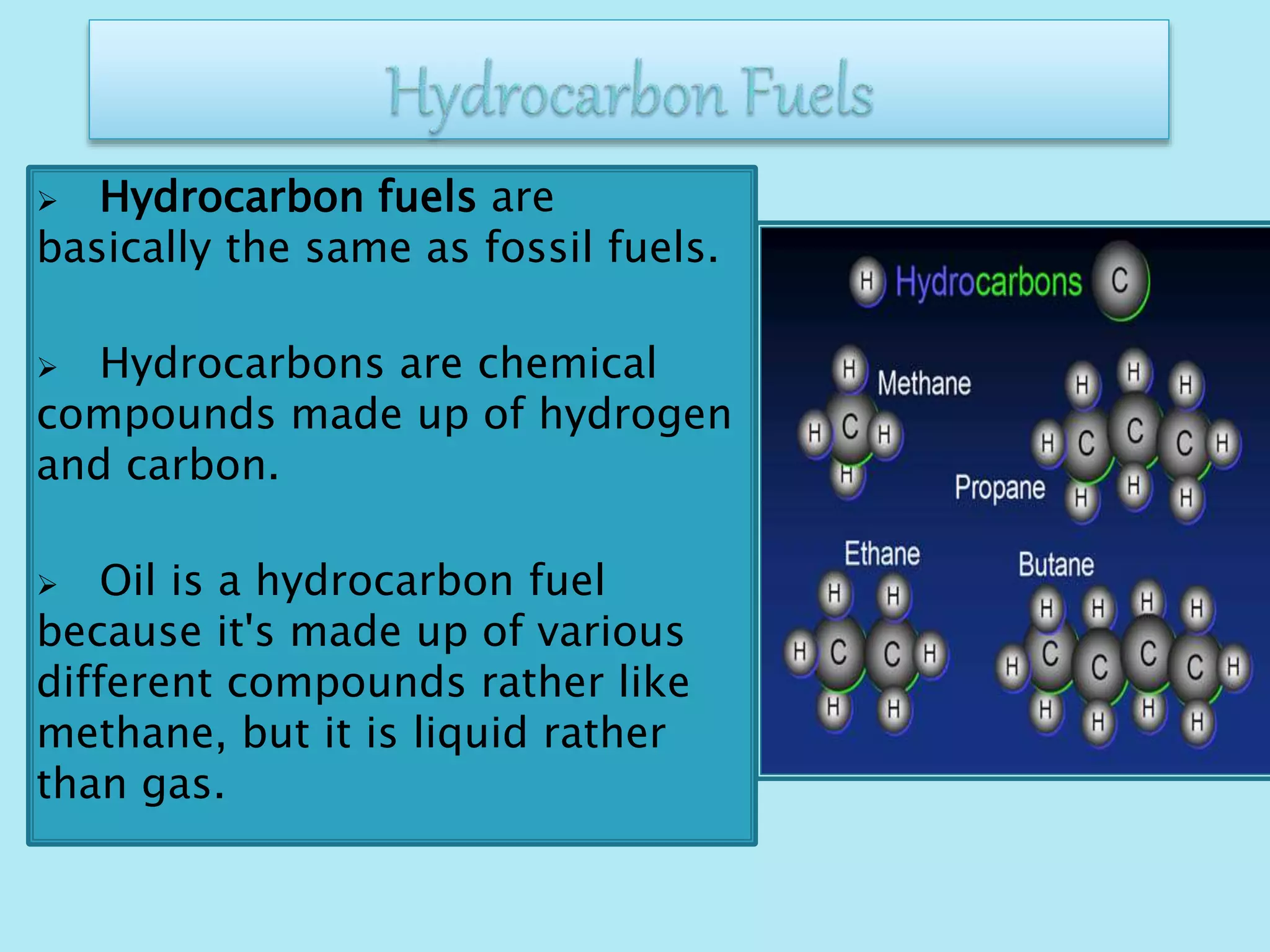 Hydrocarbon fuels | PPTX