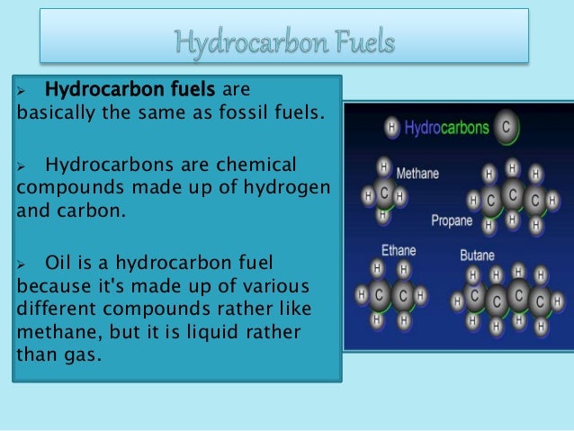 Hydrocarbon fuels