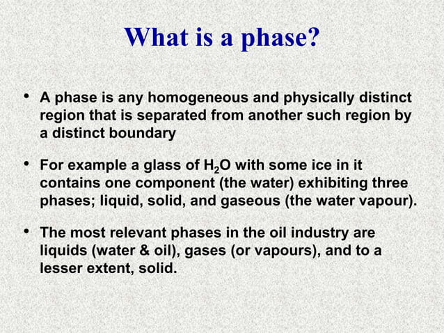 Hydrocarbon Phase Behaviour | PPTX | Chemistry | Science