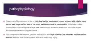 Hydrocarbon poisoning | PPTX