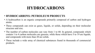 HYDROCARBON poisoning. Clinical manifestation, Management | PPTX