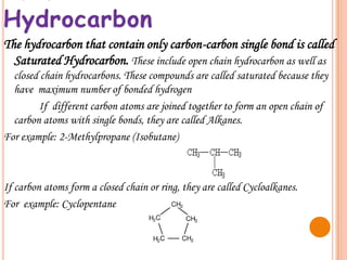 Hydrocarbon preeti bhatt | PPTX