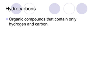 Hydrocarbons | PPTX