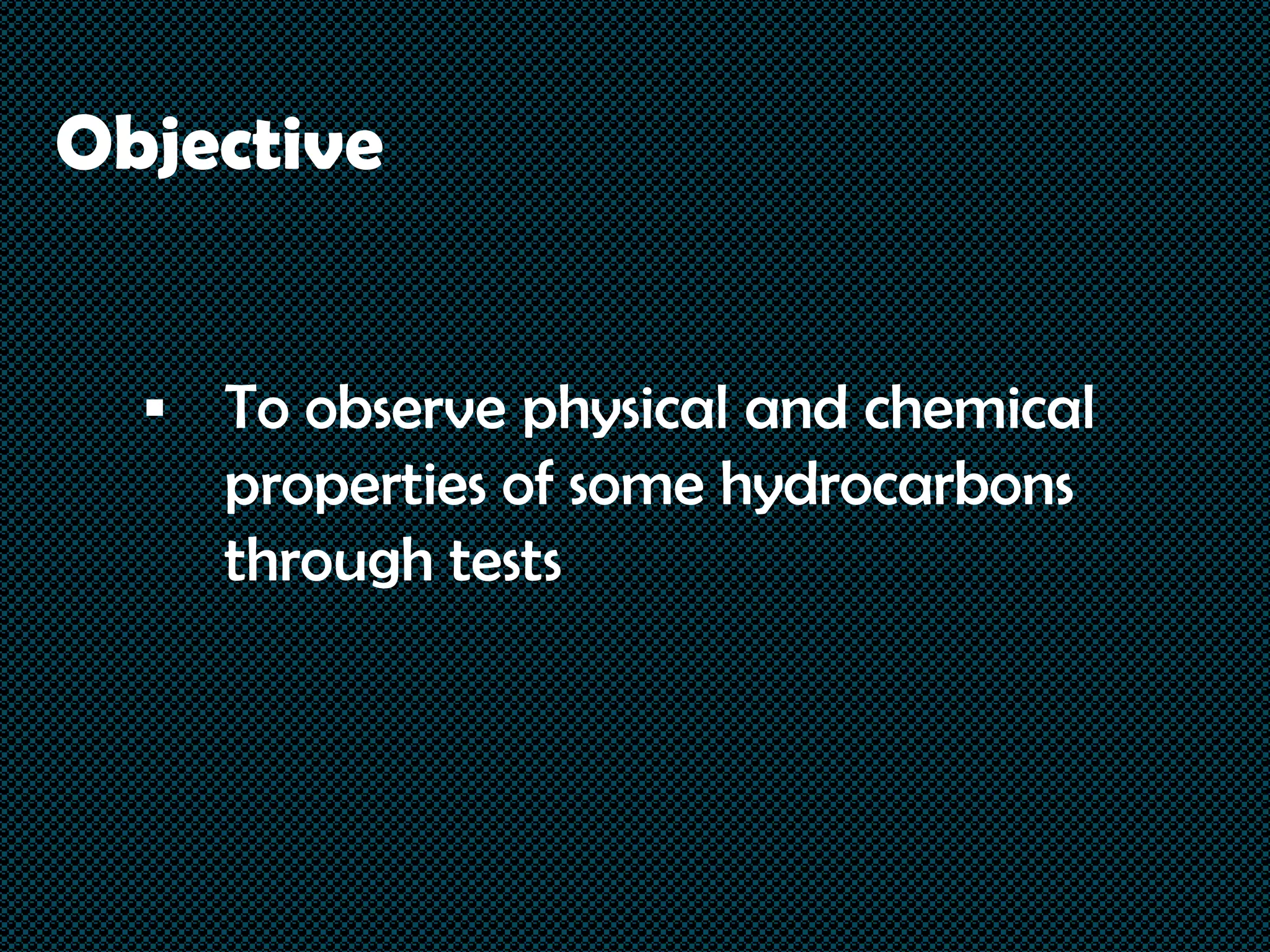 Hydrocarbons | PPTX