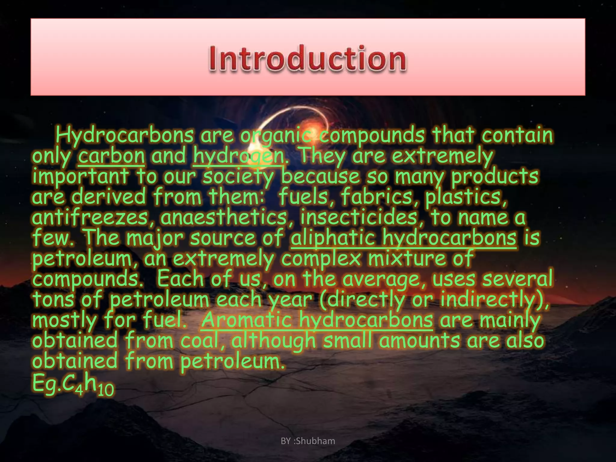 Hydrocarbons and functional groups | PPTX