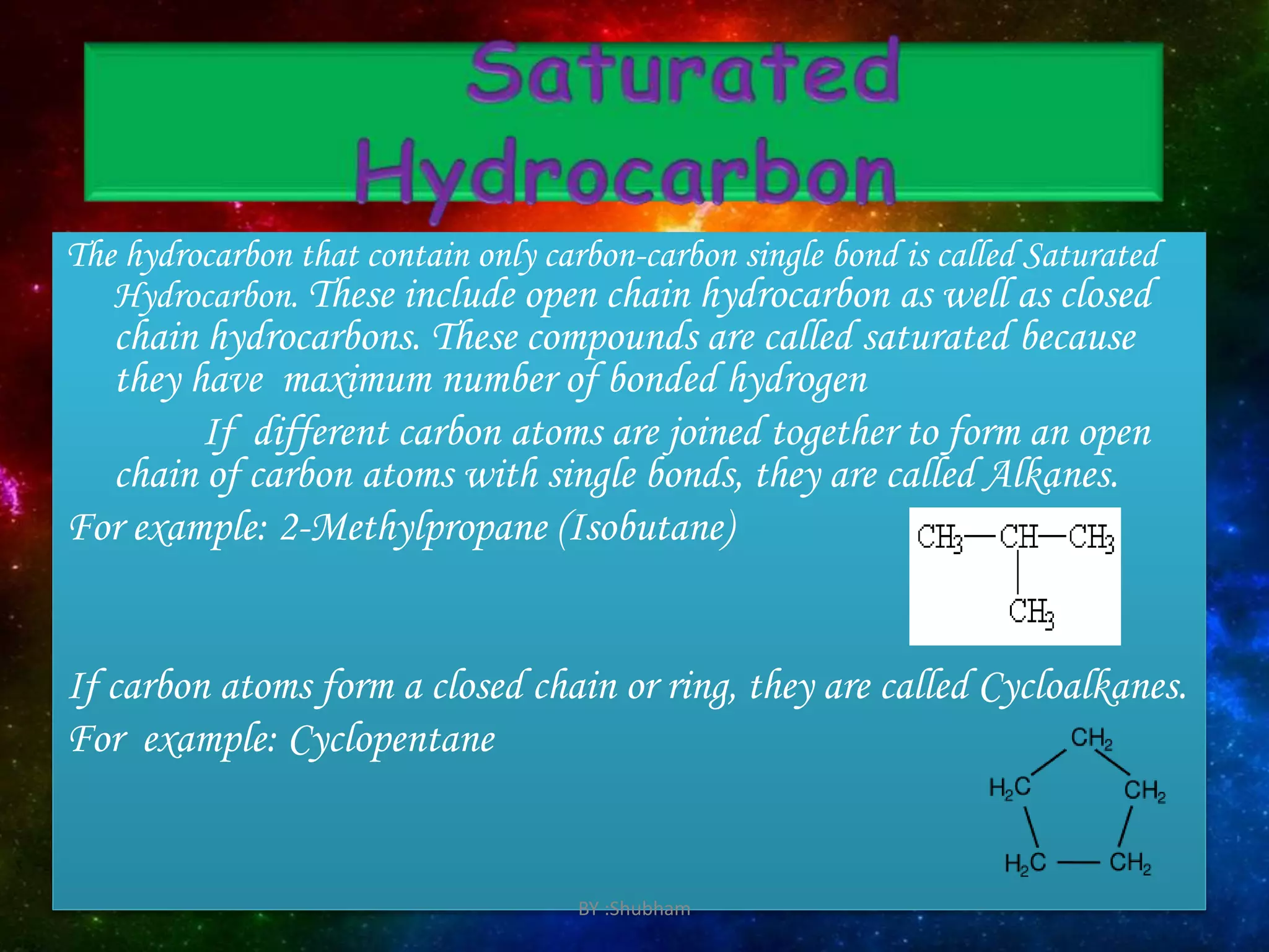 Hydrocarbons and functional groups | PPTX