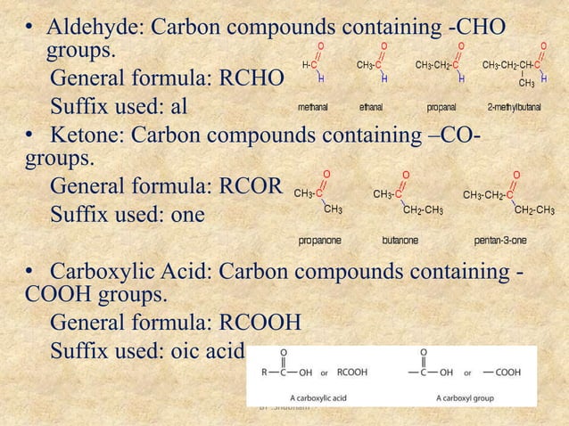 Hydrocarbons and functional groups | PPTX | Chemistry | Science