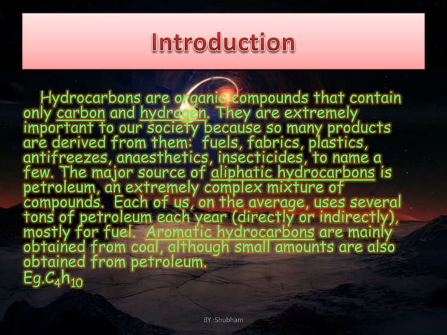 Hydrocarbons and functional groups | PPTX | Chemistry | Science